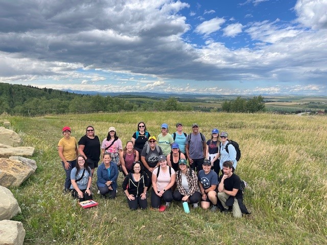 Staff learning at the Ann and Sandy Cross Conservation Area- August 2024